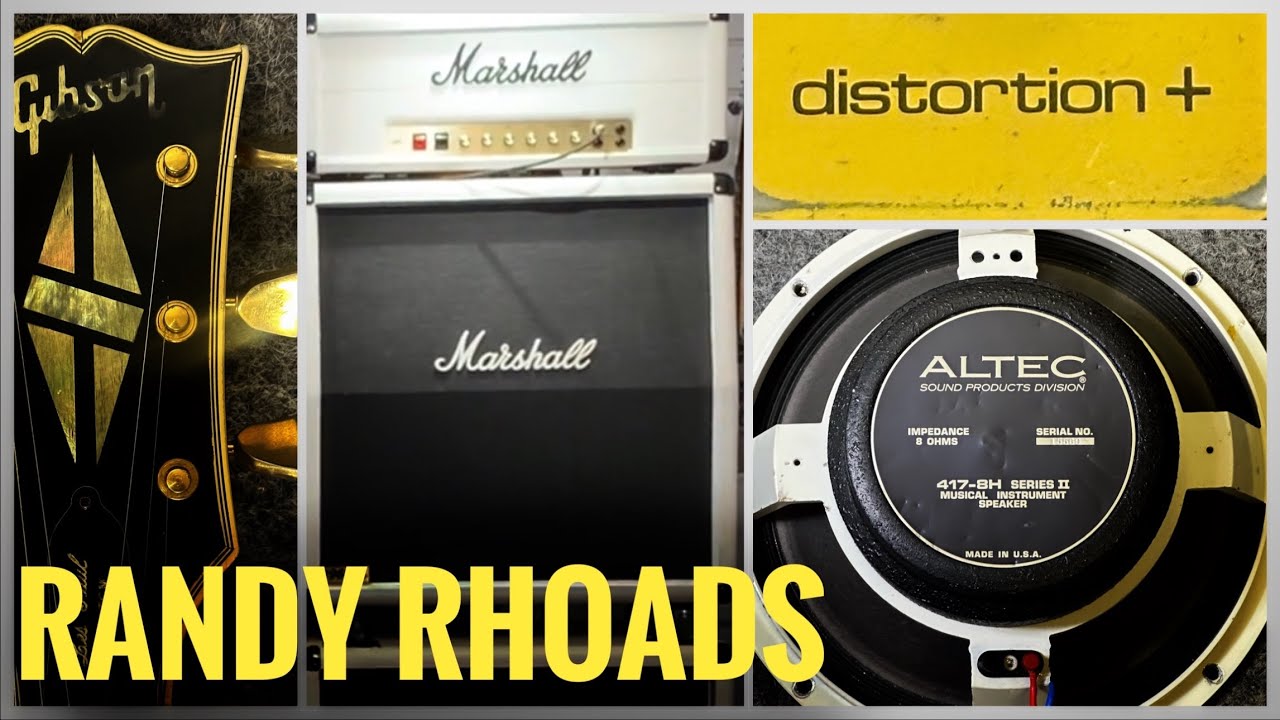 How to get the RANDY RHOADS Guitar Tone! - YouTube