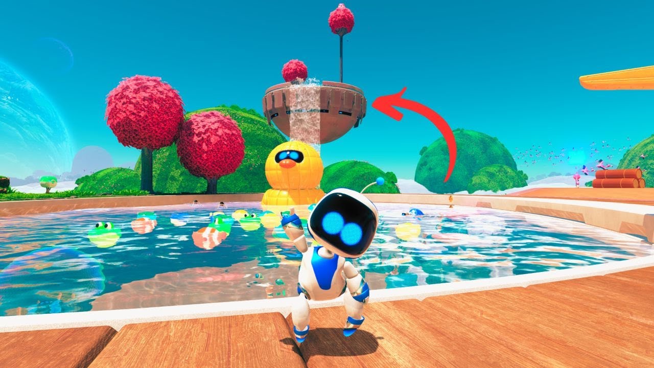 How to get to the Sky Garden’s floating island in Astro Bot - YouTube