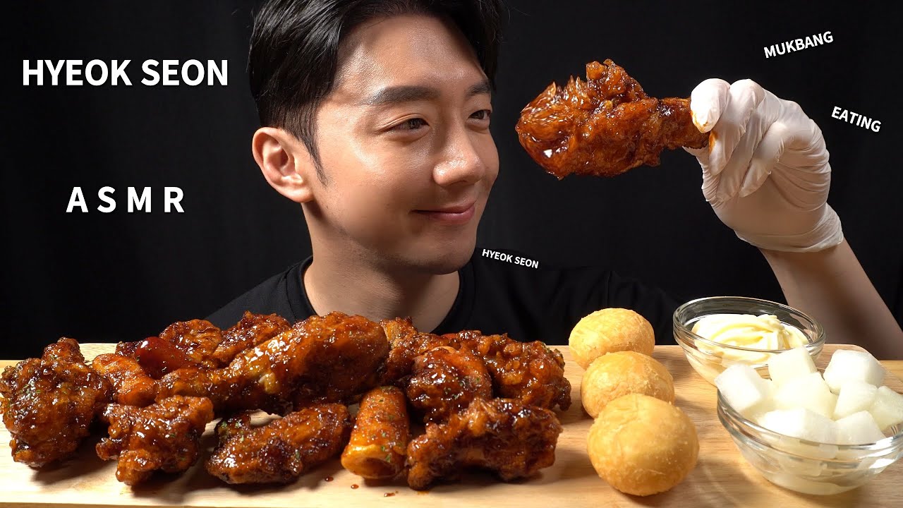 Asmr Mukbang Spicy Chicken Cheese Ball Eating Sounds Bbq 신메뉴 자메이카 소떡만나