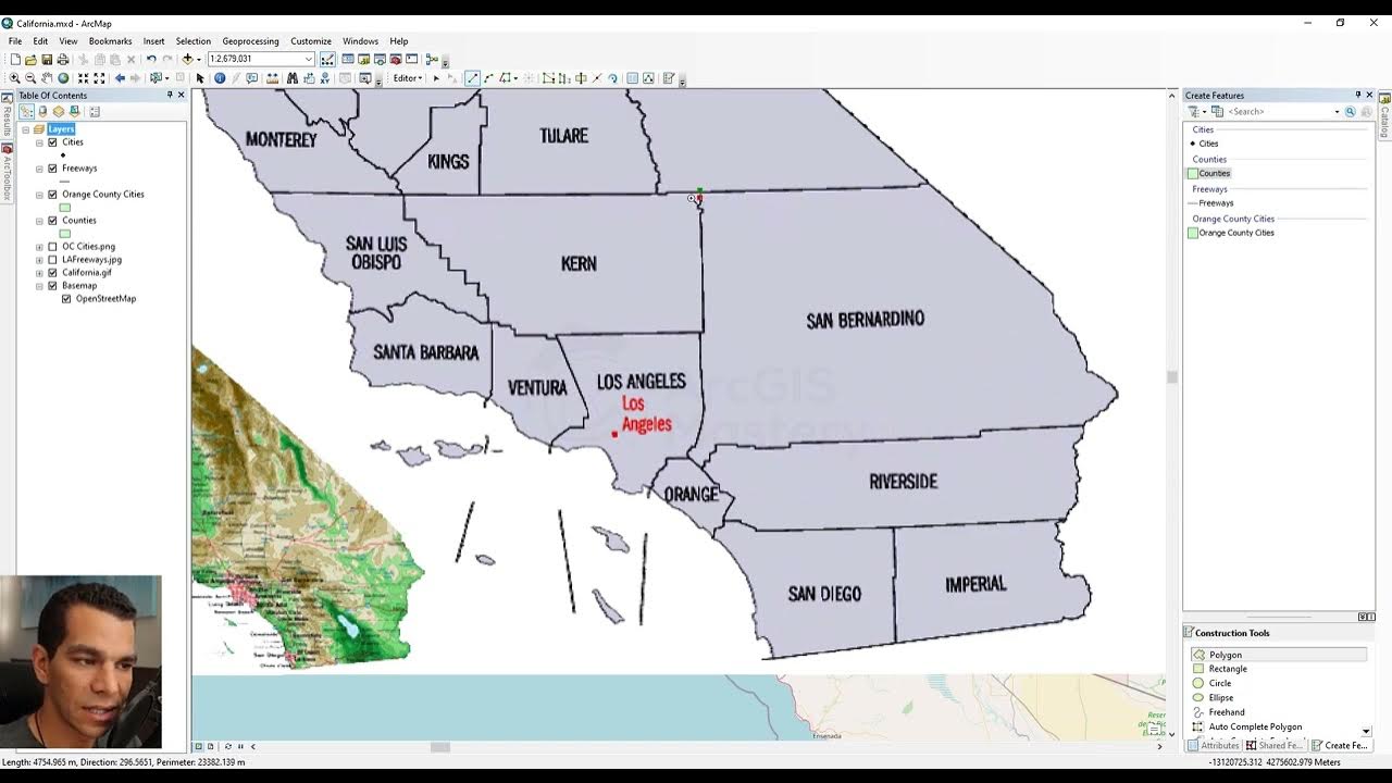 ArcMap Editing Featureclasses - YouTube