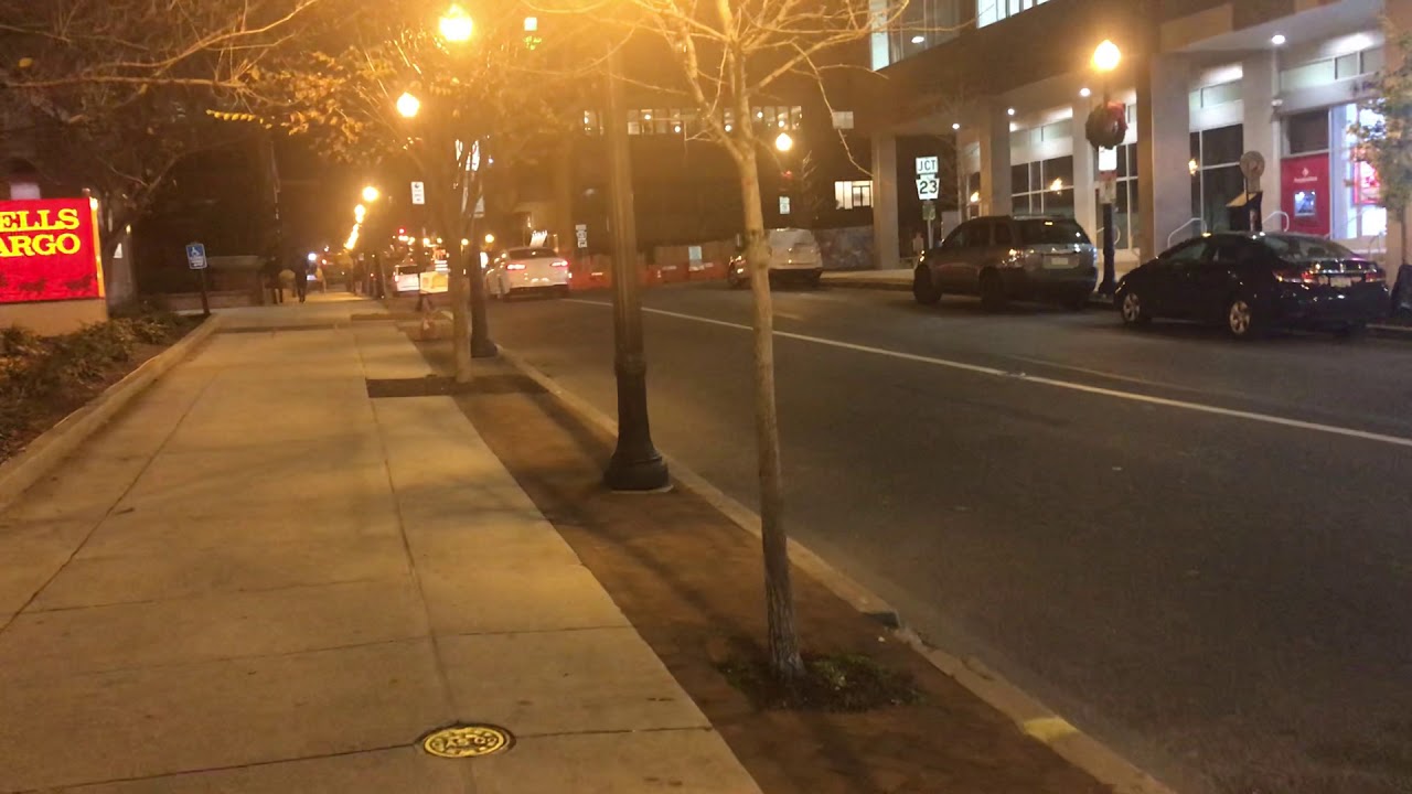 Lancaster pa, walking downtown at night - YouTube