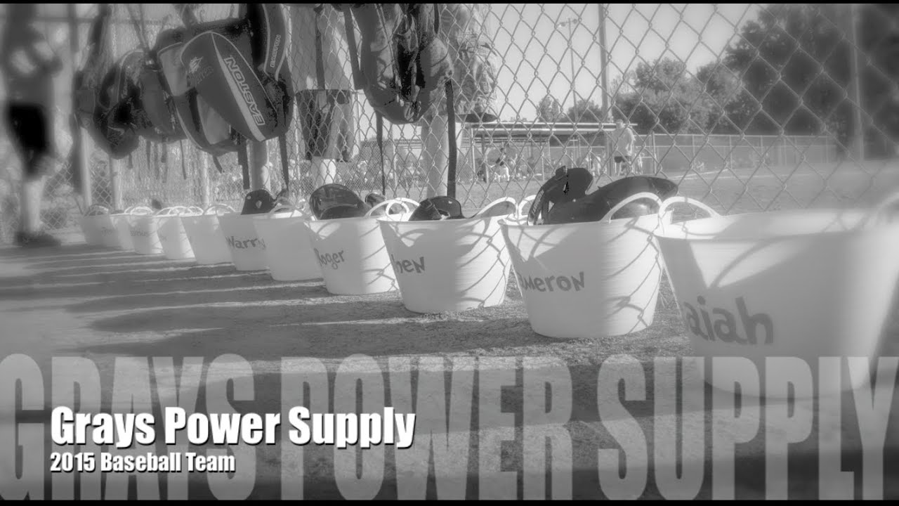 2015 Grays Power Supply Baseball Team - YouTube