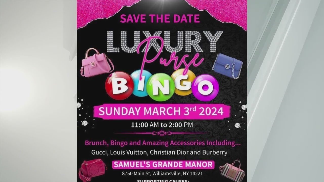 Upcoming Luxury Purse Bingo event supports local charities - YouTube