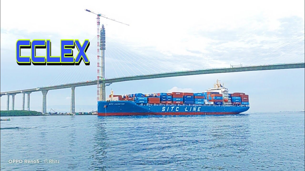 SPOTTED CONTAINER SHIP SITC CAGAYAN PASSING AT CCLEX - YouTube