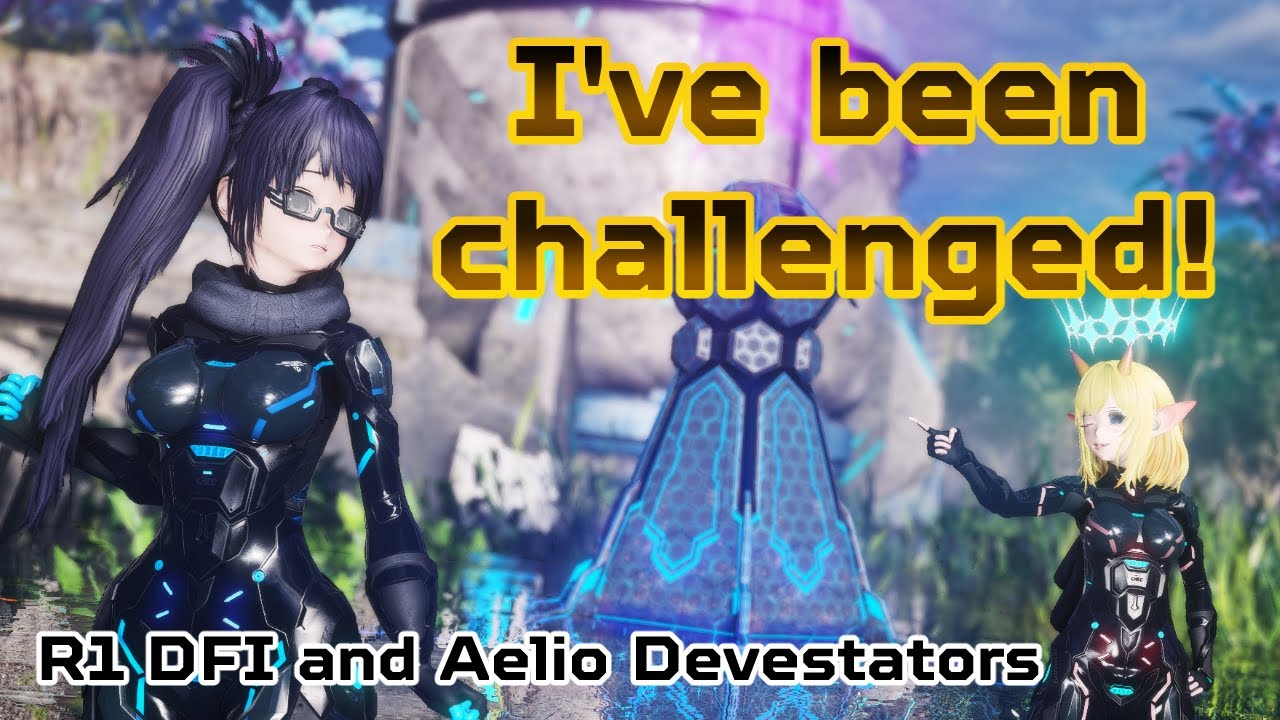 PSO2:NGS - Rank 1 Dark Falz Interception and Aelio Devastators ...