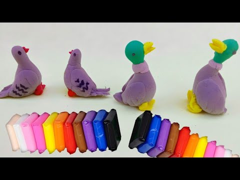Polymer Clay Bird Making | A Fun and Creative Tutorial - YouTube