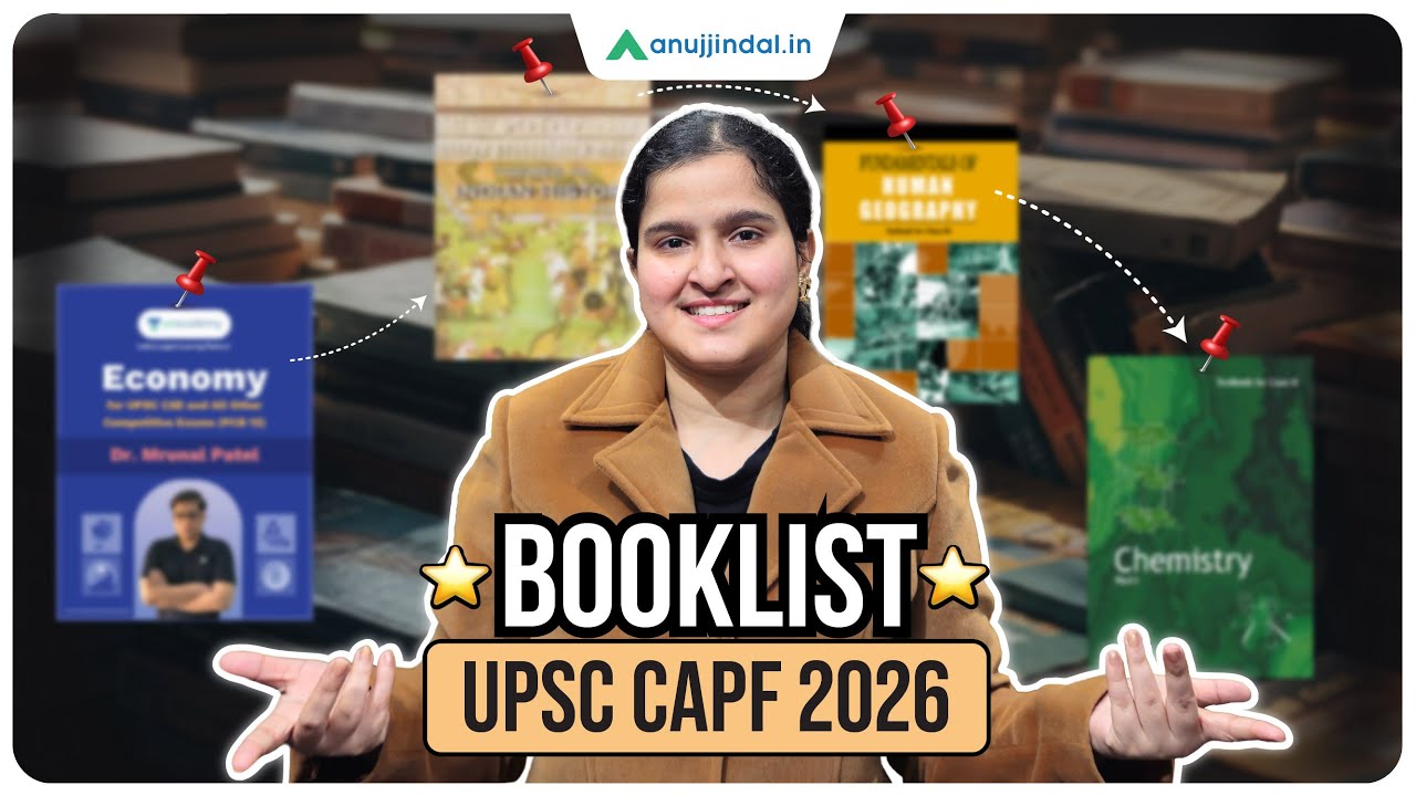 Books for UPSC CAPF AC 2026 | UPSC CAPF Booklist | UPSC CAPF ...