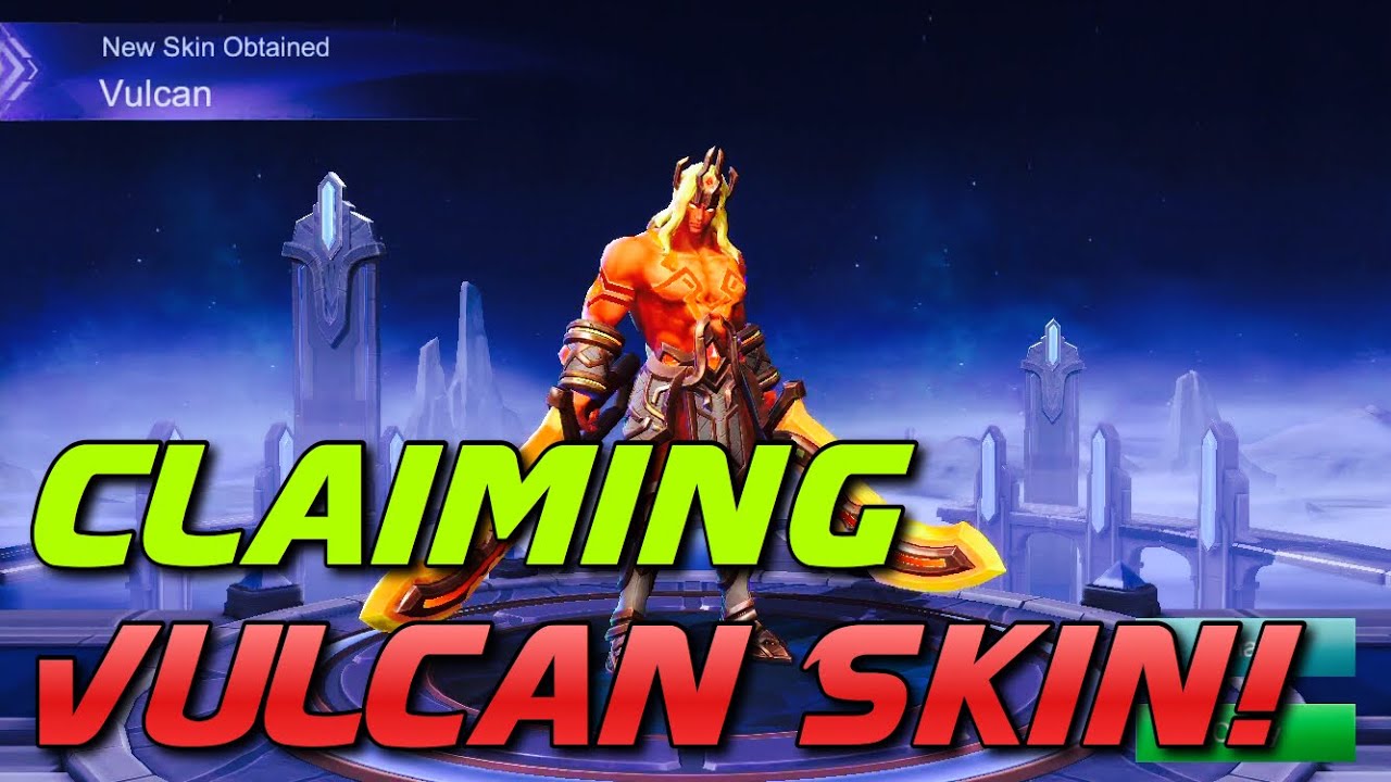 Claiming Vulcan skin - Lapu Lapu | Giveaway Skin | Mobile Legends - YouTube