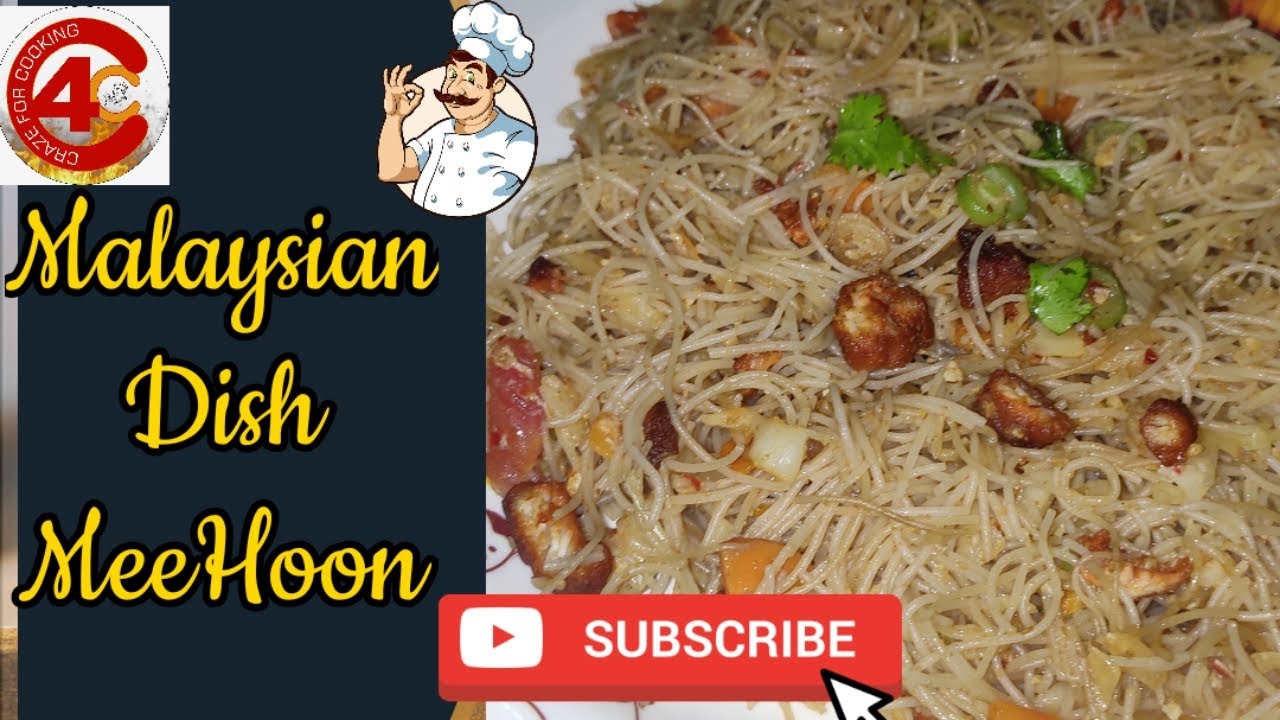 Malaysian Dish Mee Hoon 🍜🍝 - YouTube