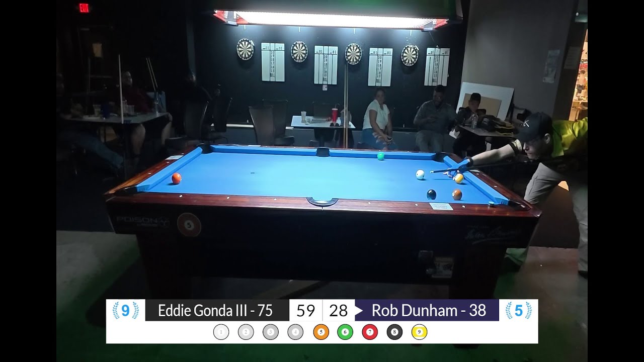 5/12/2025 APA 9-Ball - Eddie Gonda III SL9 vs Rob Dunham SL5 - YouTube