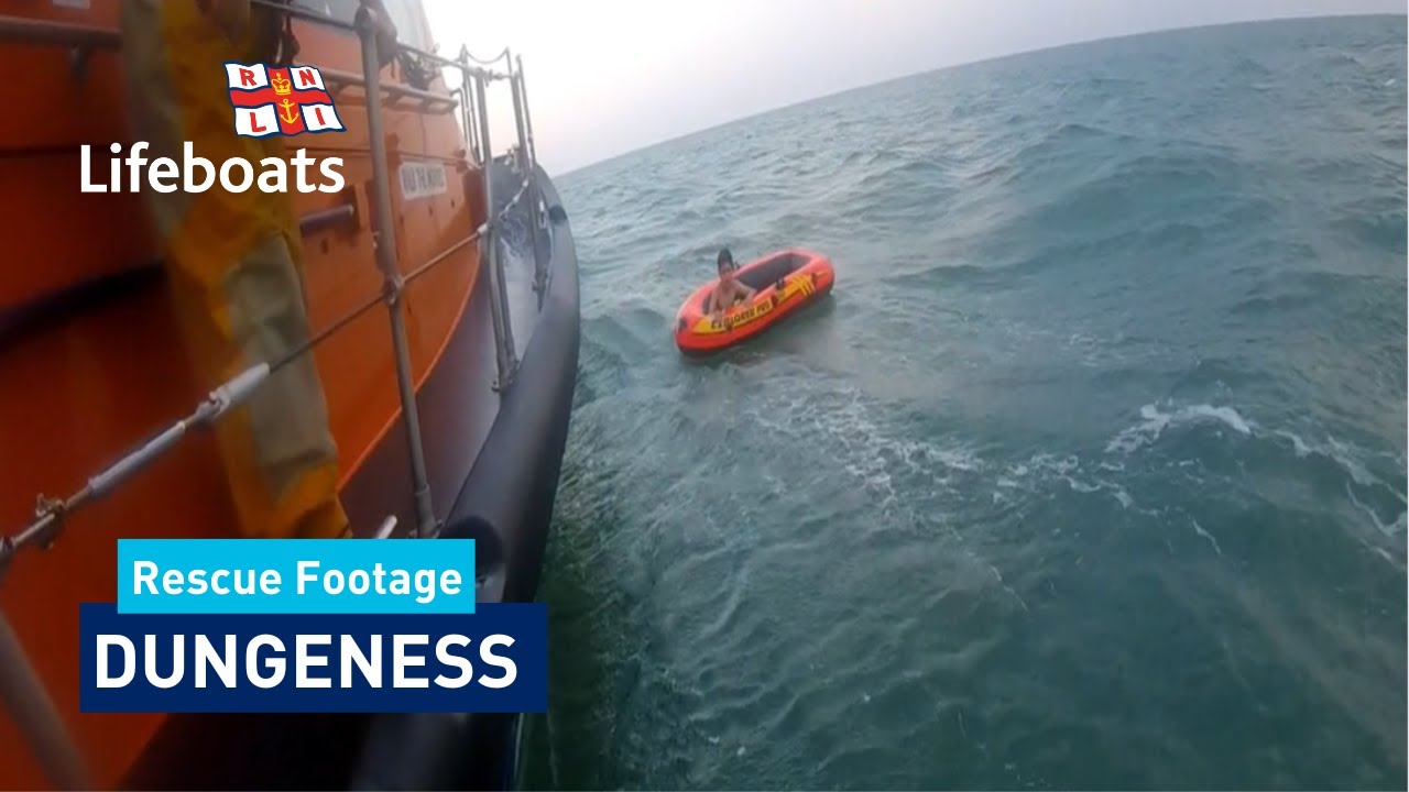 Child rescued from the sea - YouTube