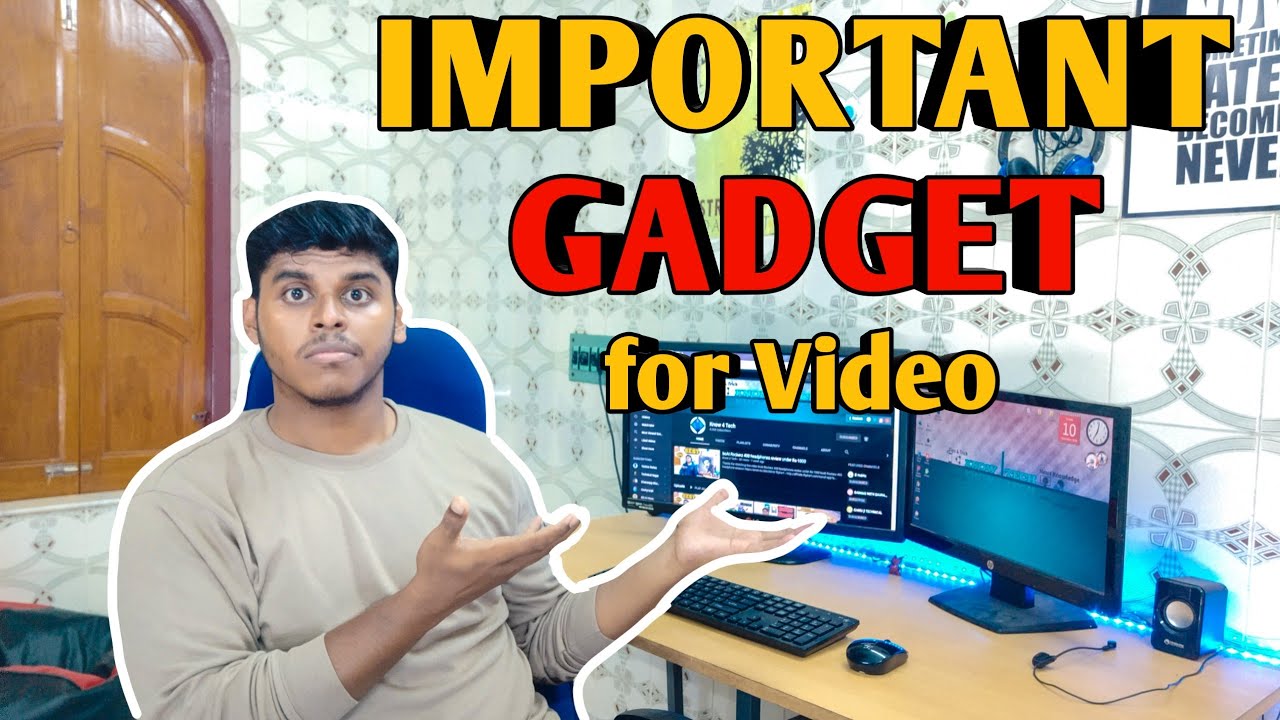 Most Important Gadget For Videos Shoot 🎥 | gadget for youtube videos ...