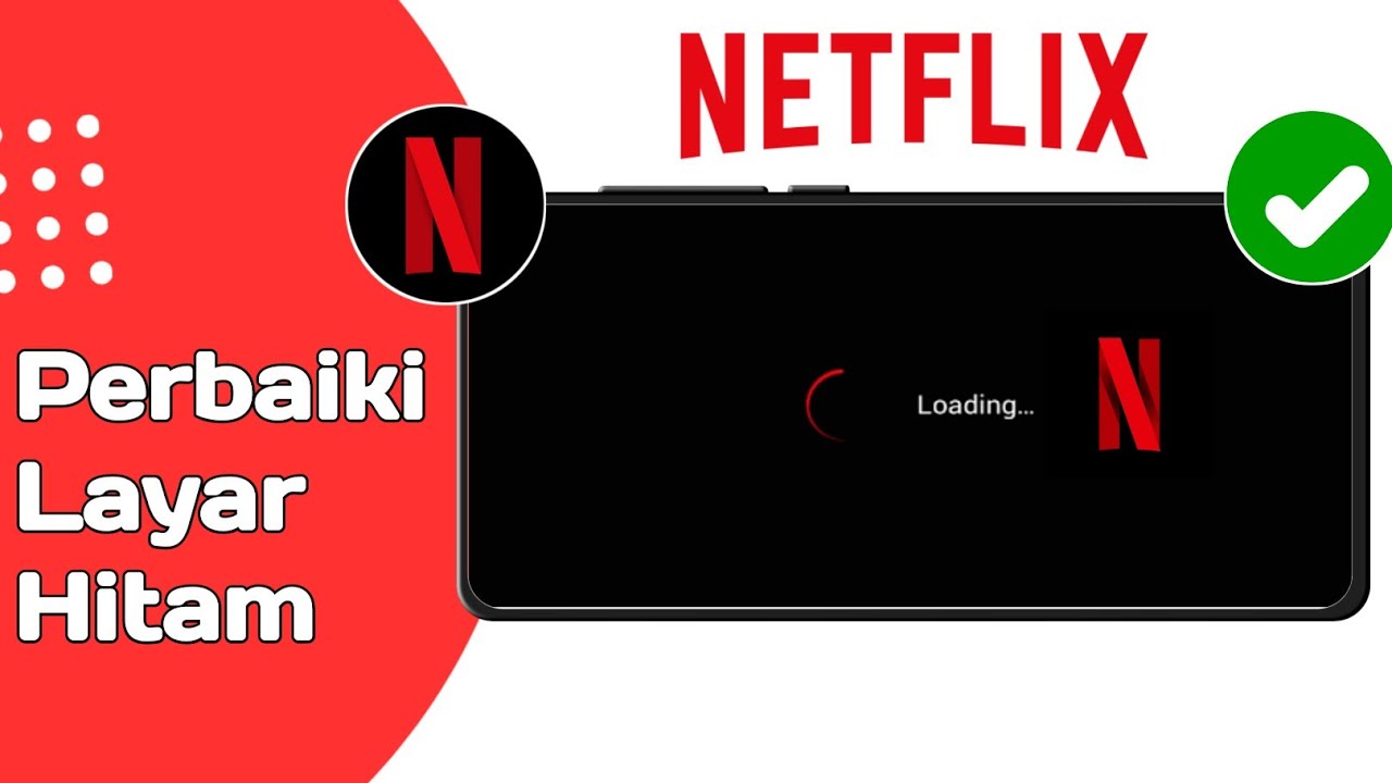 Layar Netflix Hitam dengan masalah suara || Netflix Terjebak di layar ...