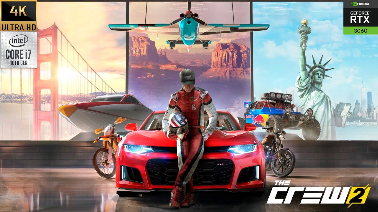 THE CREW 2 : RTX 3060 + I7 10700 | 4K ULTRA SETTINGS - YouTube