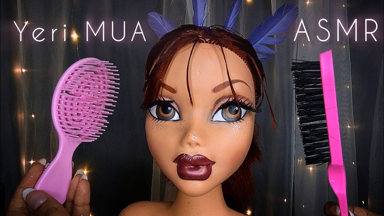 ASMR Con Yeri MUA/ Maquillaje y Peinado con Plumas 🪶💤🌜 - YouTube