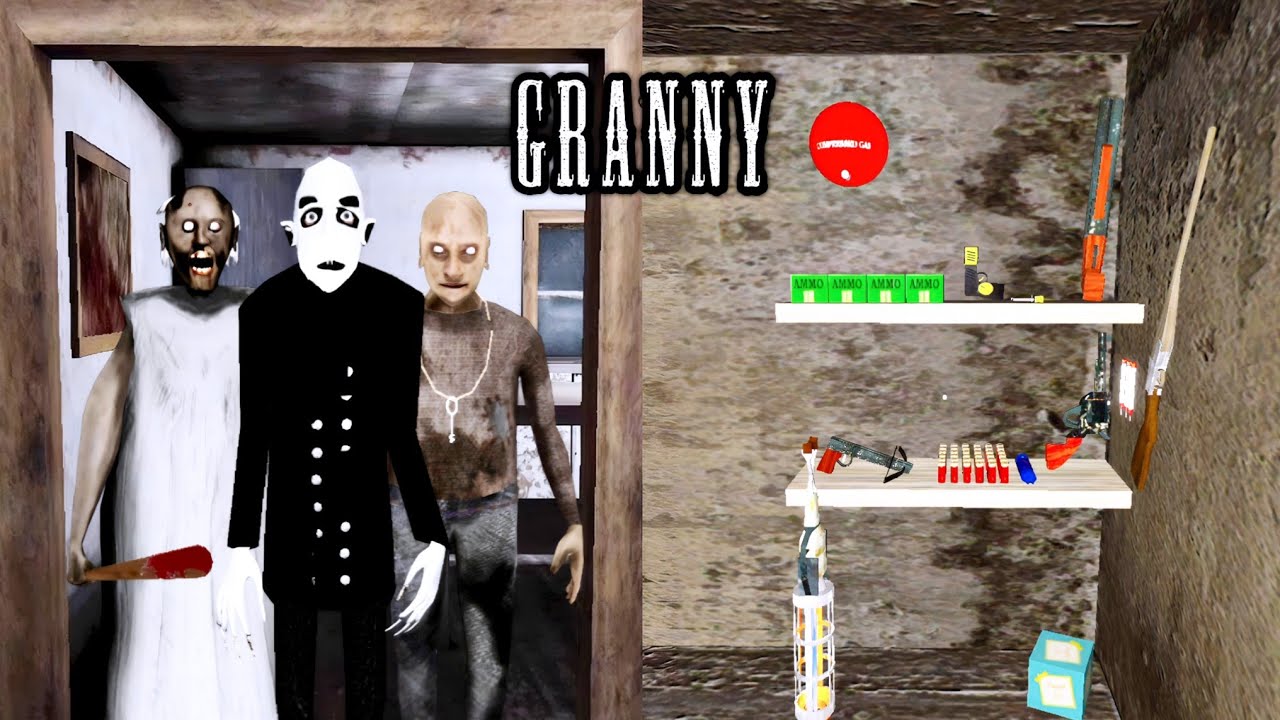 Granny Latest 1.9 Remake Weapon Room Unlimited Weapons Vs All Enemies ...