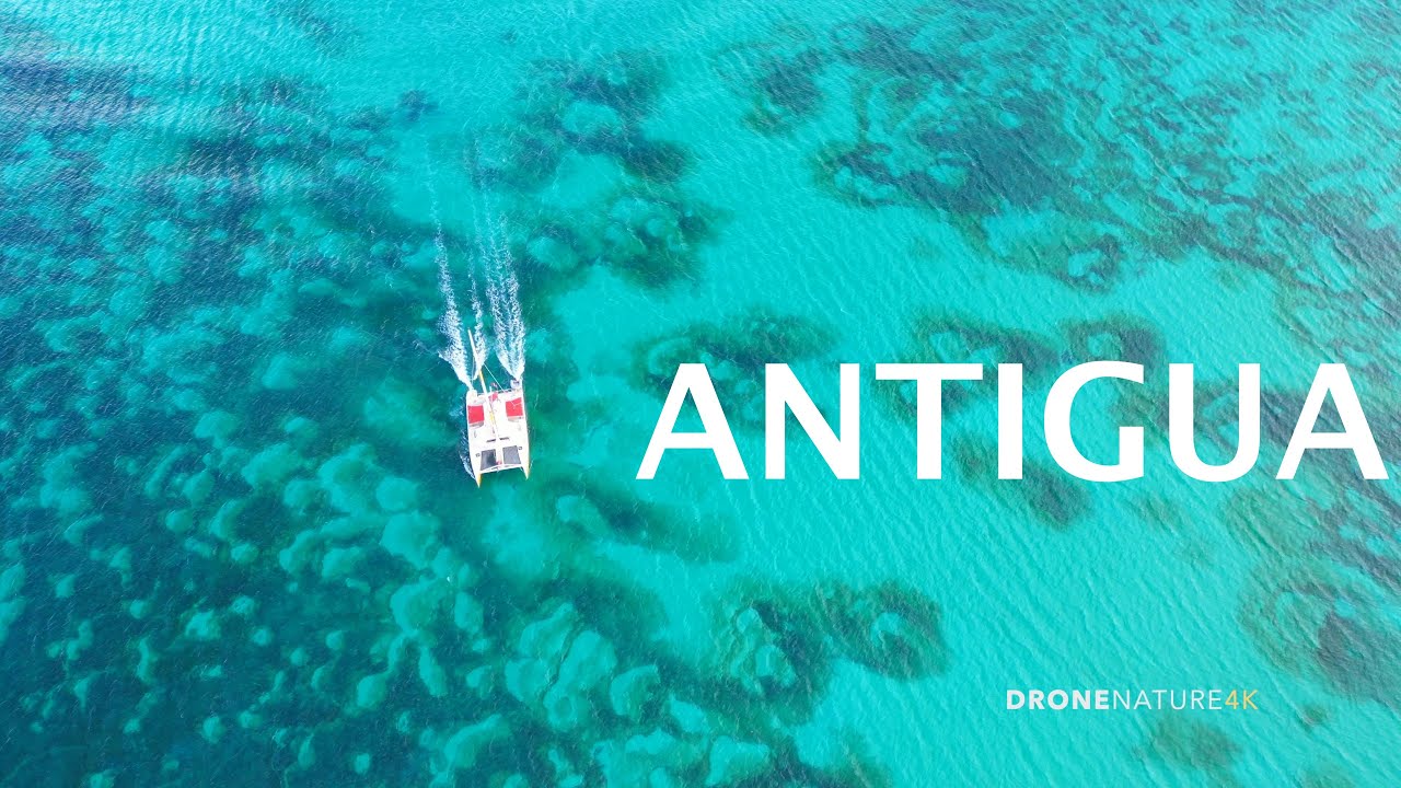 Relaxing Music with 4K Highlights of a beautiful Caribbean Island ...