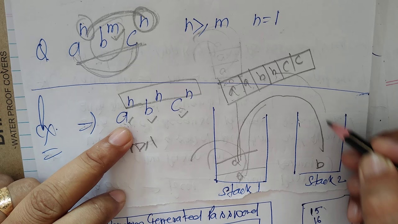 L-20 | Two Stack PDA - YouTube