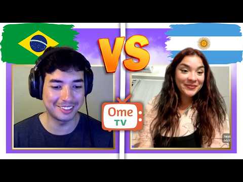 BRASILEIRO encontra ARGENTINA no OMEGLE 🇦🇷