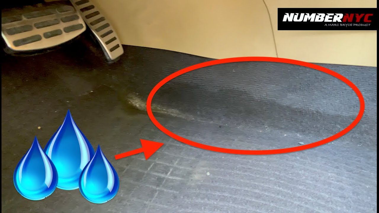 Water leak inside your car floor? How to locate your drain pipe & flush ...
