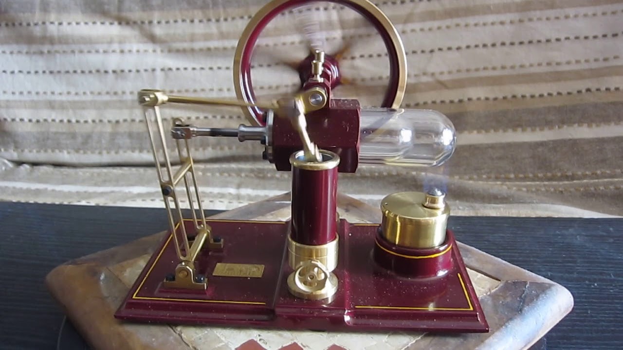 First Run - WIGGERS Stirling Engine - HHV-95-140 MVI 7118 - YouTube