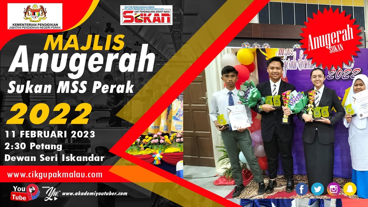 ANUGERAH SUKAN MSS PERAK 2022 | PASUKAN BOLING TENPIN - YouTube