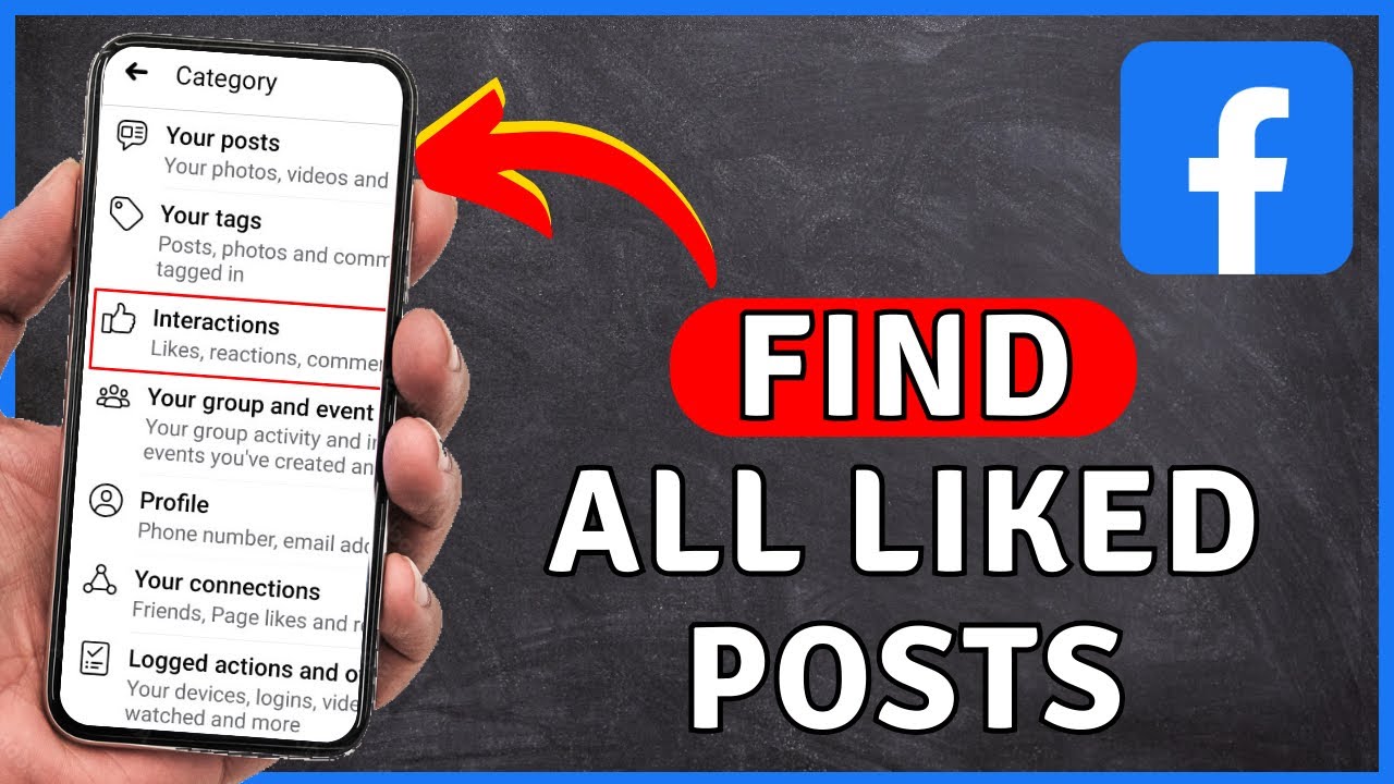 How to See All Posts You’ve LIKED On Facebook - Facebook Tutorial - YouTube