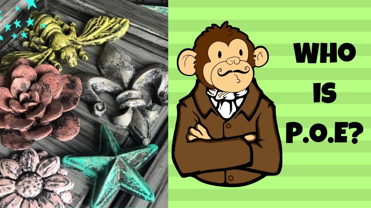 WHO IS P.O.E.? | Junk Monkey Paint - YouTube