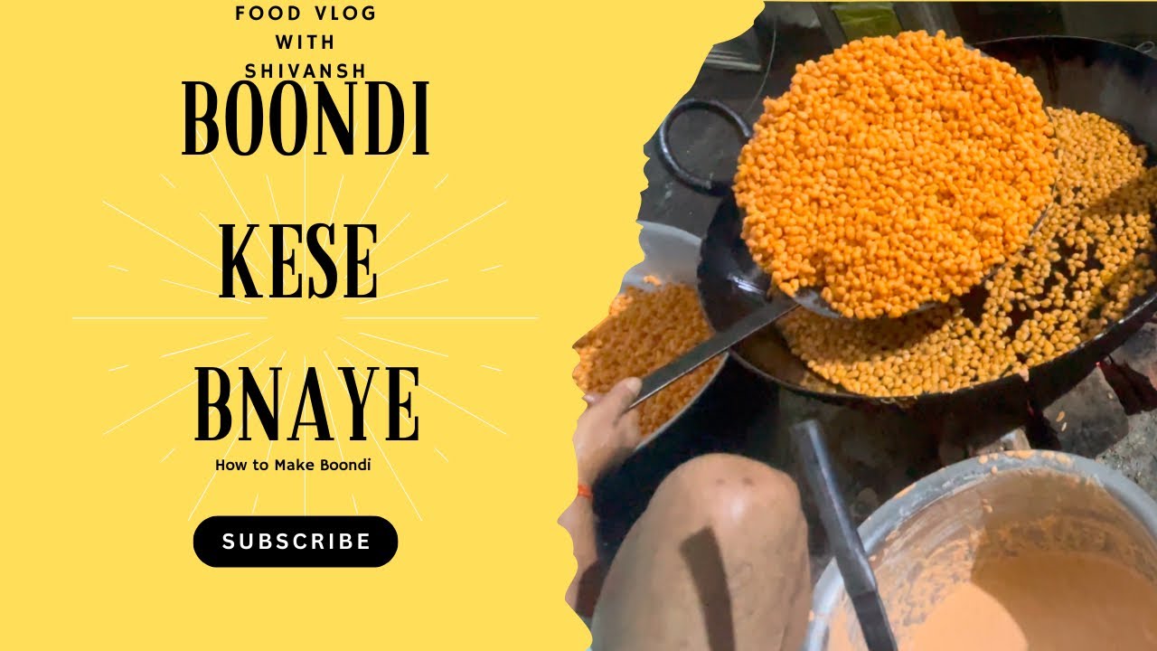How to Make Boondi (EASY & SIMPLE) - YouTube