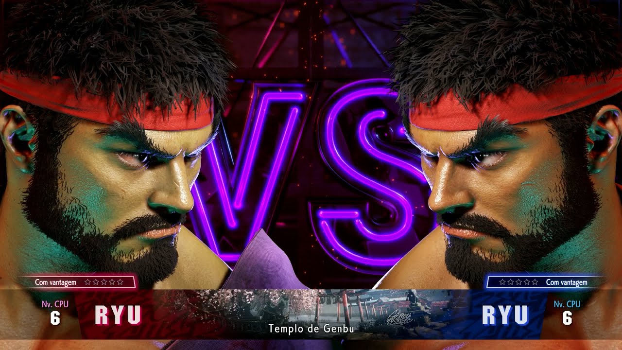 SF6 DEMO - Ryu vs Ryu (CPU Level 6 gameplay) - YouTube