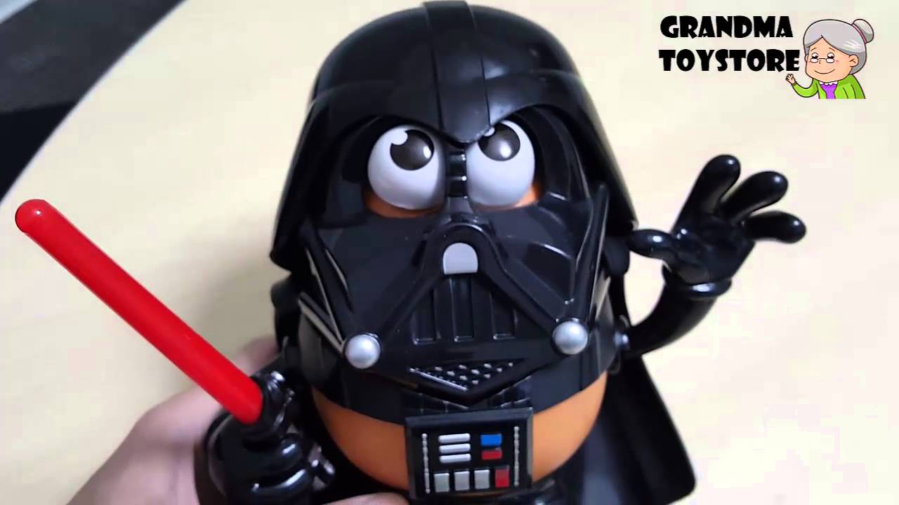 Unboxing TOYS Review/Demos - Starwars darth vader potato head action ...