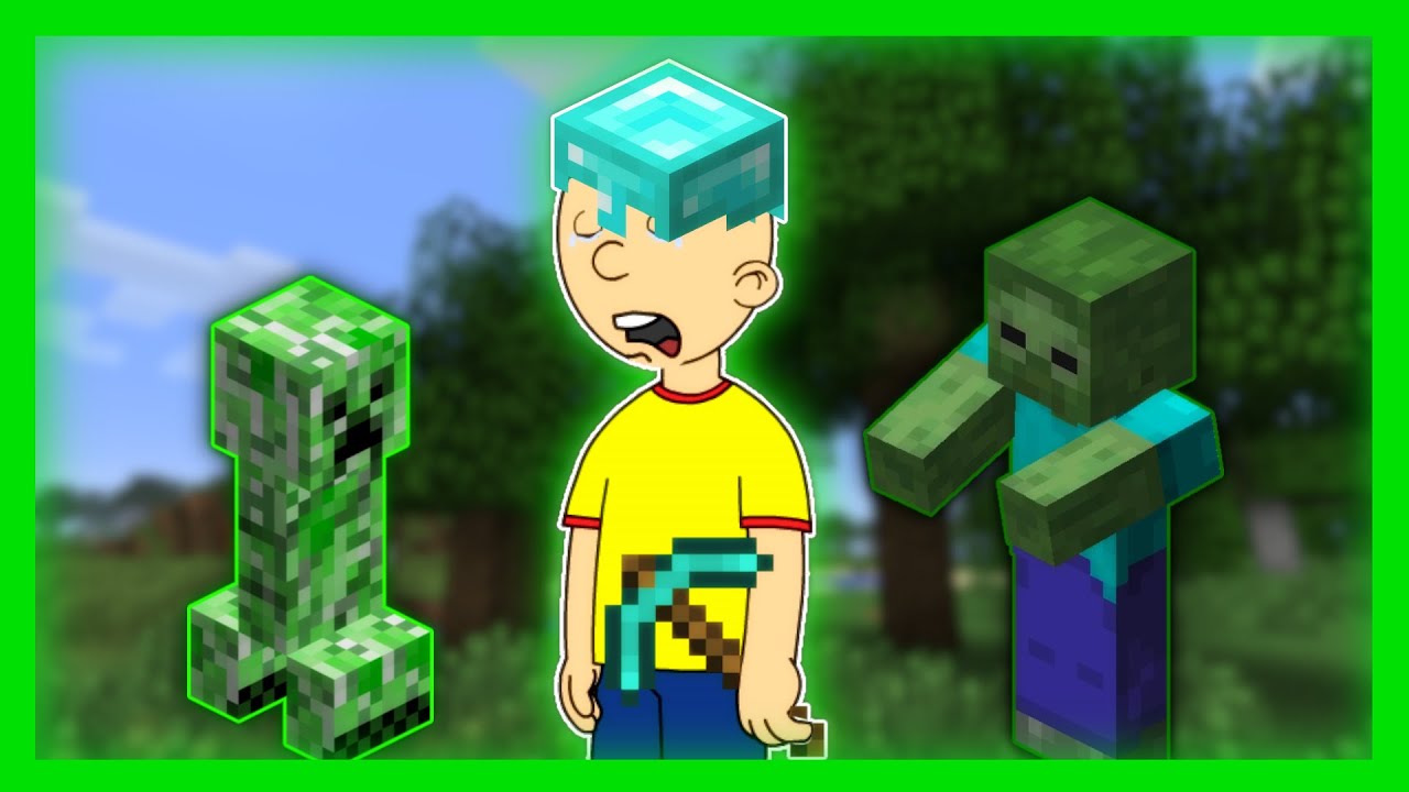 Caillou Plays Minecraft/Grounded - YouTube