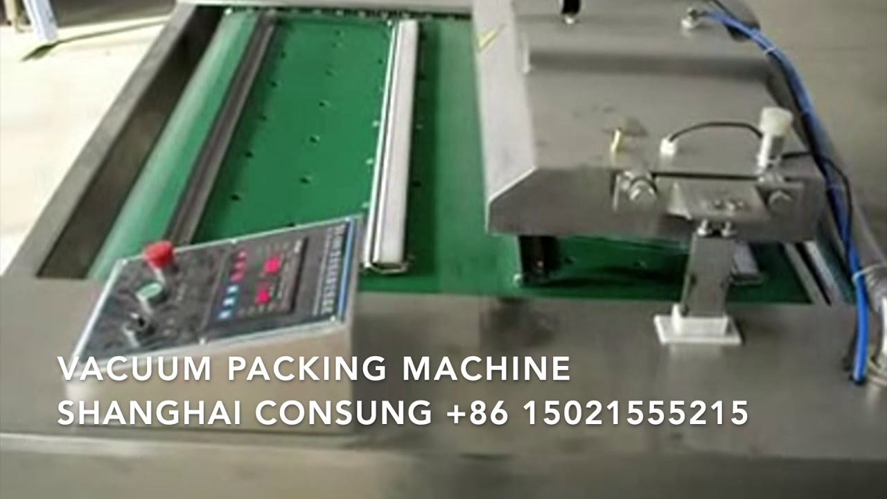 continuous vacuum packaging machine - YouTube
