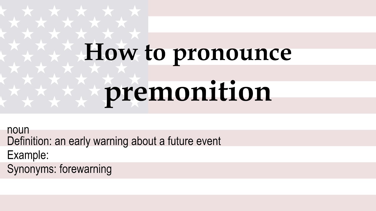 Premonition Definition