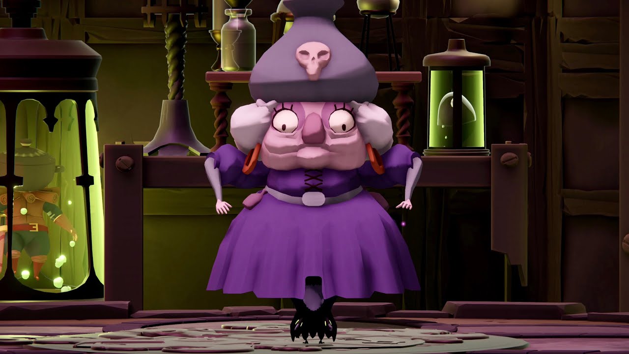 Death's Door - The Witch of Urns Grandma Boss Fight 4K - YouTube