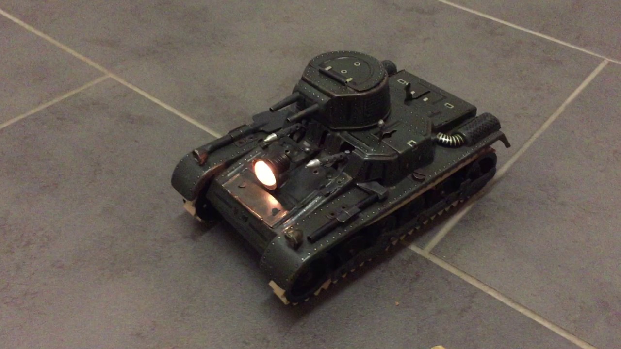 Gama Panzer Typ No60 mit Licht bei Rückwärtsfahrt - YouTube