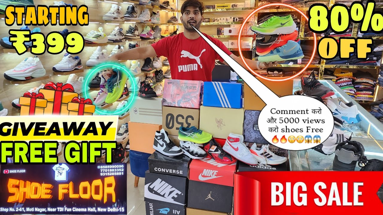 Stock Clearance Sale 🔥😳Special Giveaway || 😱 Branded Shoes Starting ...
