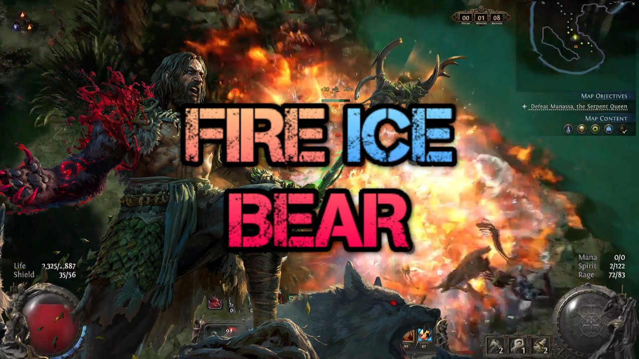 Meteor Bear unleashes Fire and Ice - YouTube