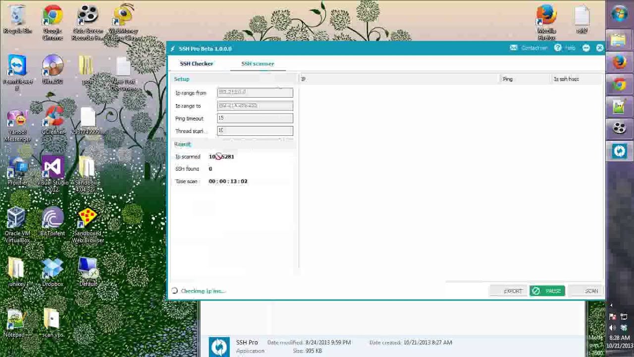 SSH Scanner Tool scan ssh, check ssh 2014 - YouTube