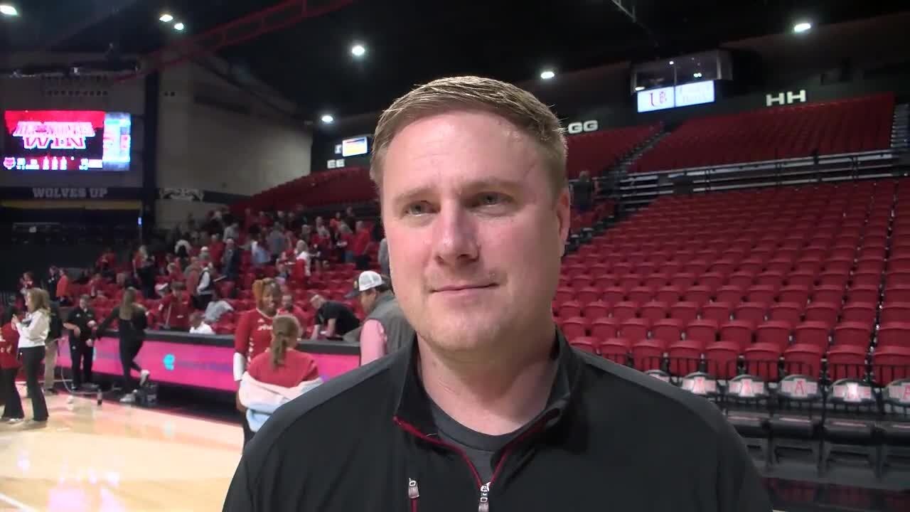 Red Wolves Raw: Brian Gerwig talks four set win over Louisiana - YouTube