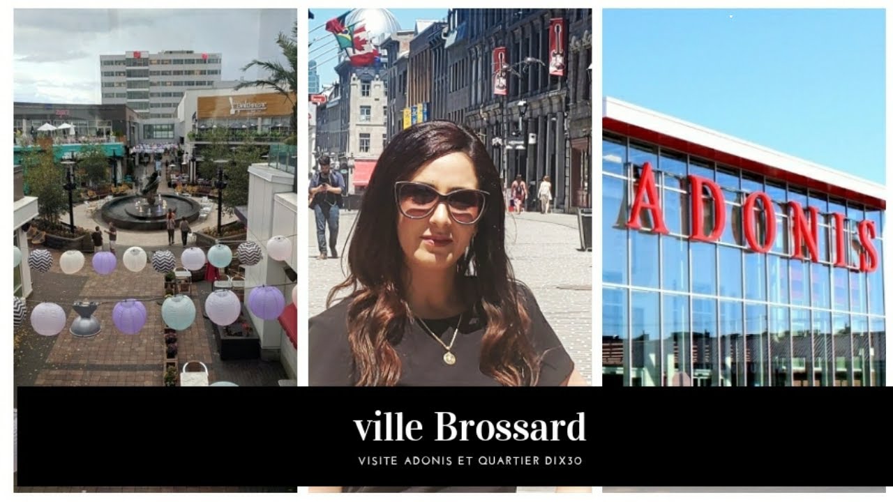 Visite ville brossard adonis et Quartier dix30 - YouTube