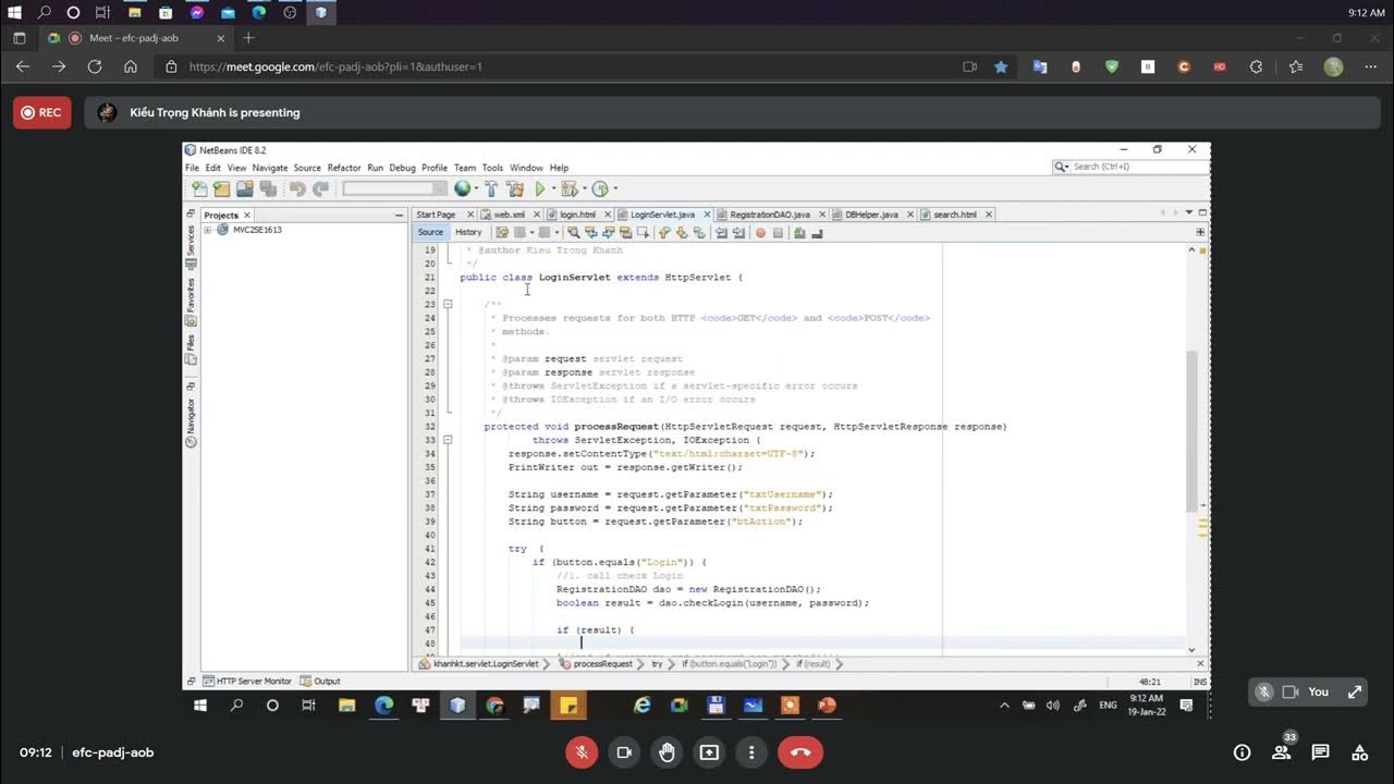 PRJ 301 - 2022/01/19 08h01 - YouTube