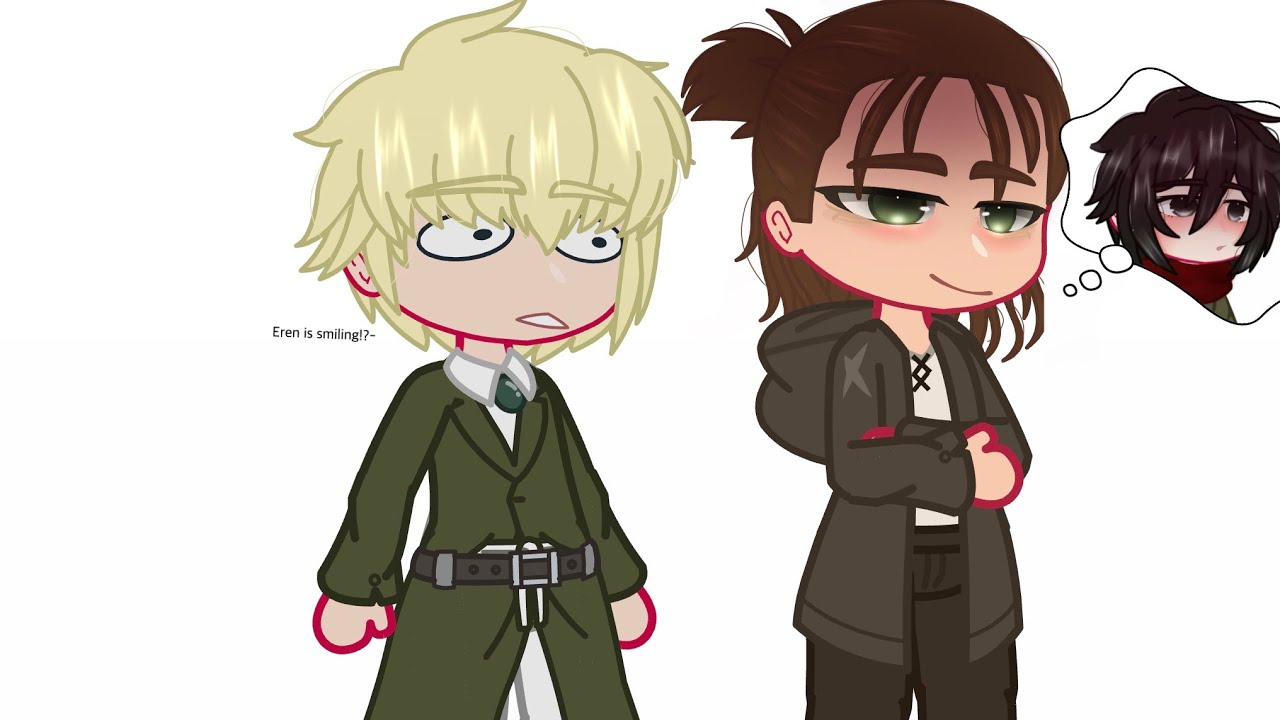 “Yo bro who got you smiling like that” (eremika)(snk/aot) |Mei hui ...