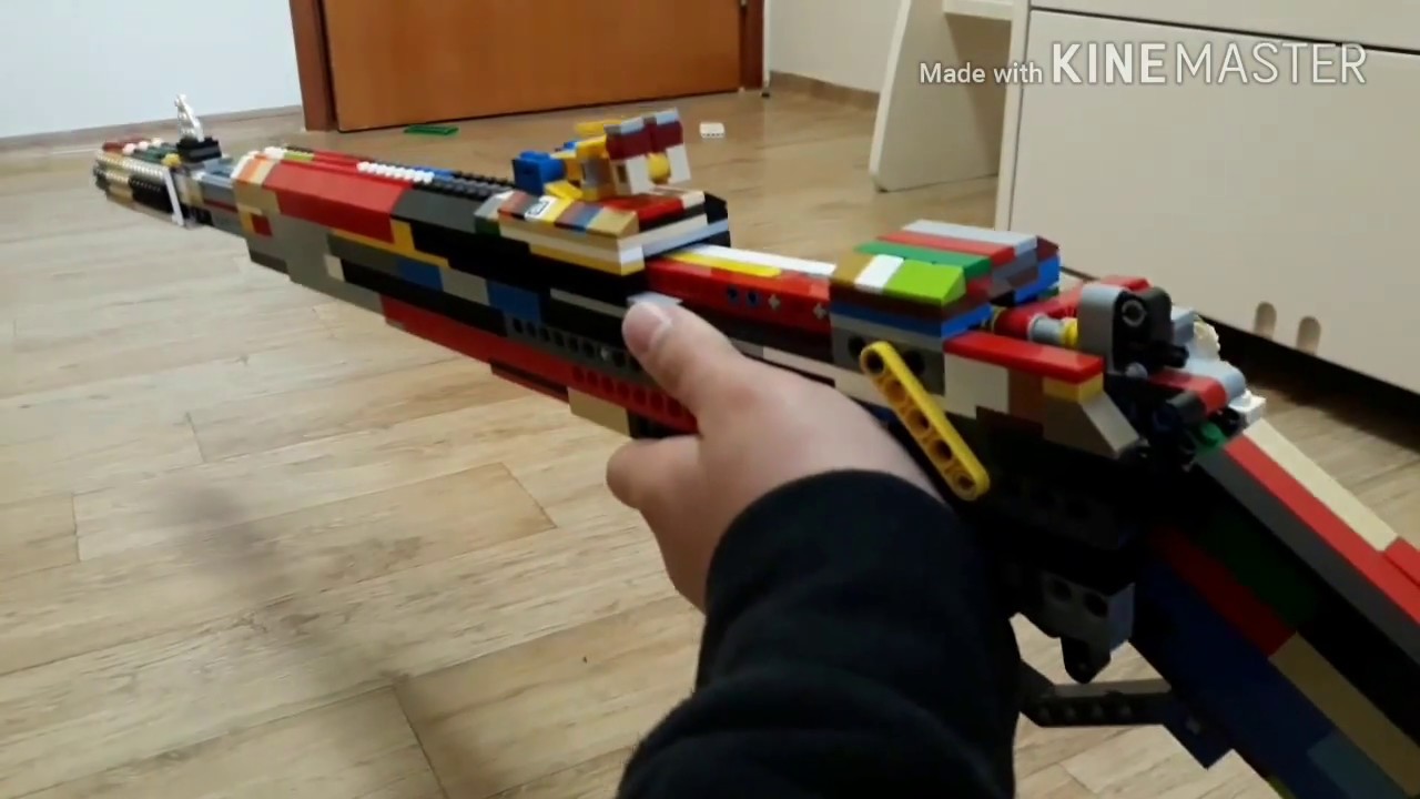 lego gun kar98k (working) 레고 카구팔 - YouTube