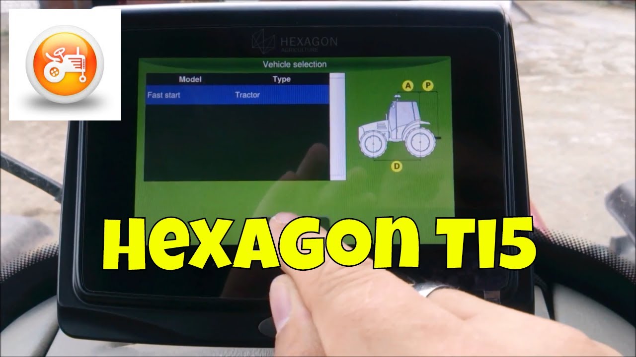 Hexagon Agriculture Ti5 entry level guidance unit first start and ...