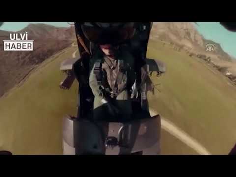 Jandarma ATAK Taaruz ve Taktik Keşif Helikopteri T-129 360 Derece çekilmiş Operasyon Görüntüleri.