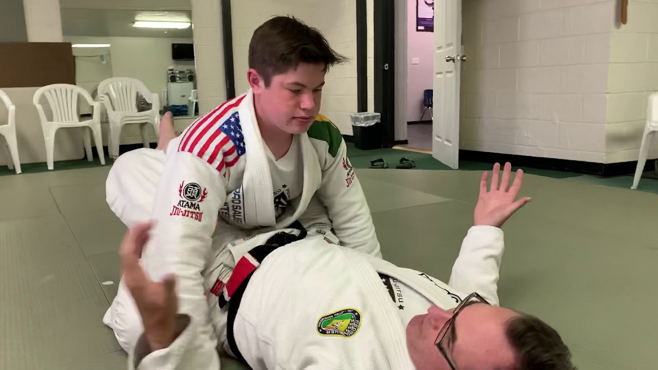 Cross Collar Choke Wrist Flick to Counter Chin Tuck - YouTube