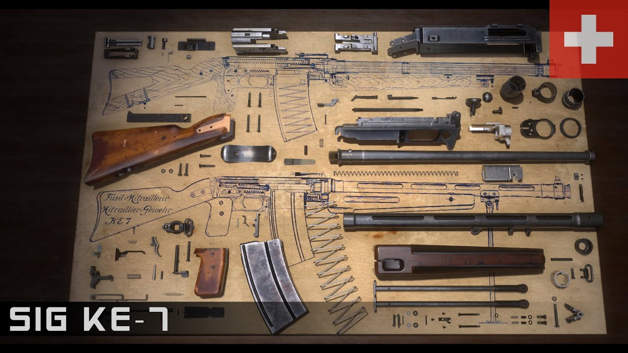 SIG KE7 light machine gun #worldofguns - YouTube