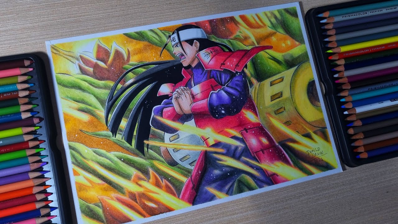 Drawing - Hashirama o Deus Shinobi - YouTube