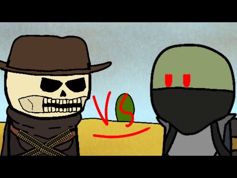 Gunslinger and Raider Boss having a duel [TDS animation] - YouTube